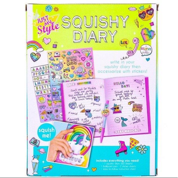 just my styl | Accessories | Nwt Tween Journal And Sticker Set For Kids ...